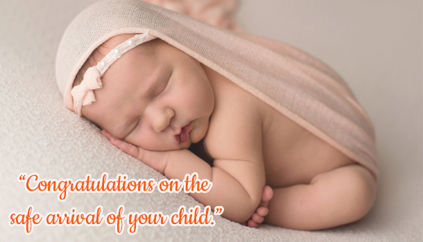 Celebrate your baby shower with newborn baby congratulations messages
